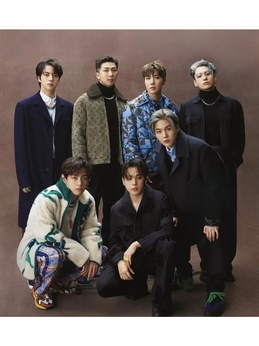 Картина по номерам на холсте K POP BTS 40*50 см