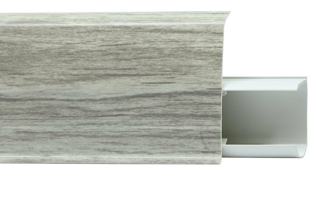 Плинтус пластиковый Winart Tera 72 мм Сатурн 741, 1 шт.