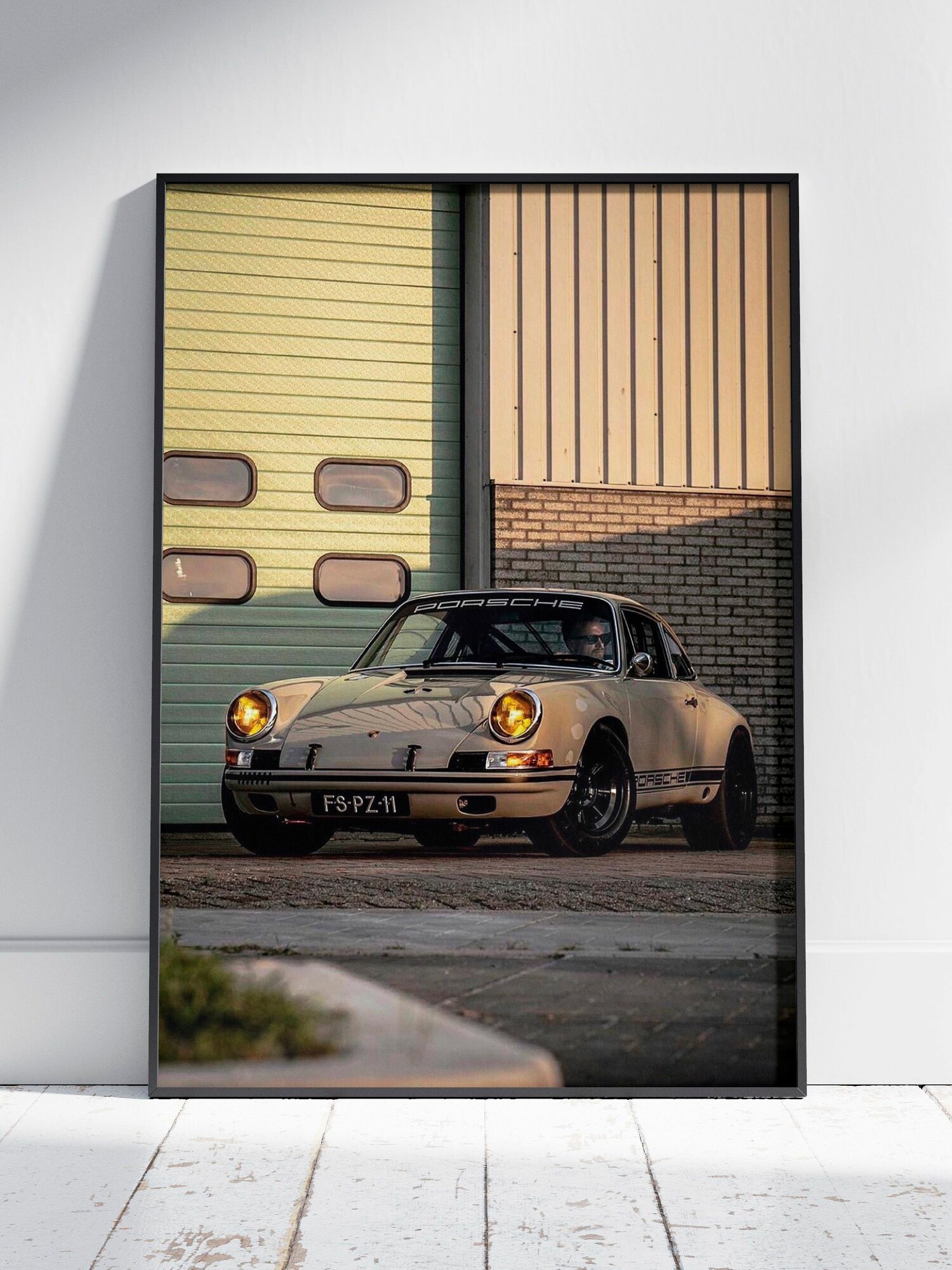 Плакат на стену для интерьера Авто и Мото (Порше 912 - Porsche 912 3) - Постер по транспорту формата A3 (30x42 см)