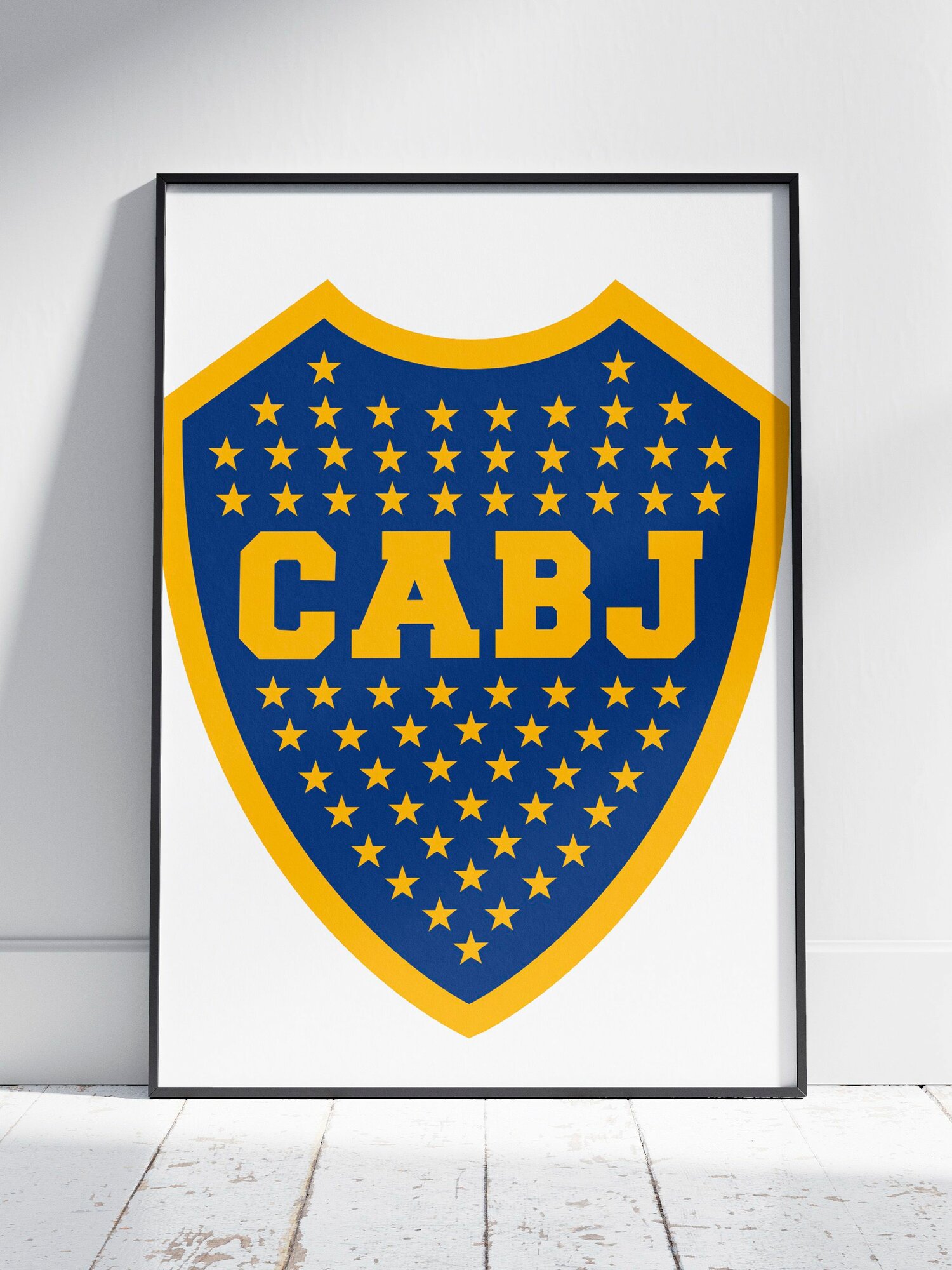 Плакат на стену для интерьера Бока Хуниорс (Boca Juniors 2) - Постер по спорту и физической активности формата A4 (21x30 см)