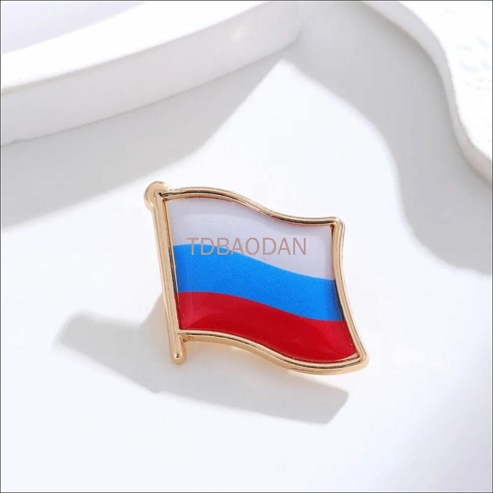 Брошь, белый — фото 1