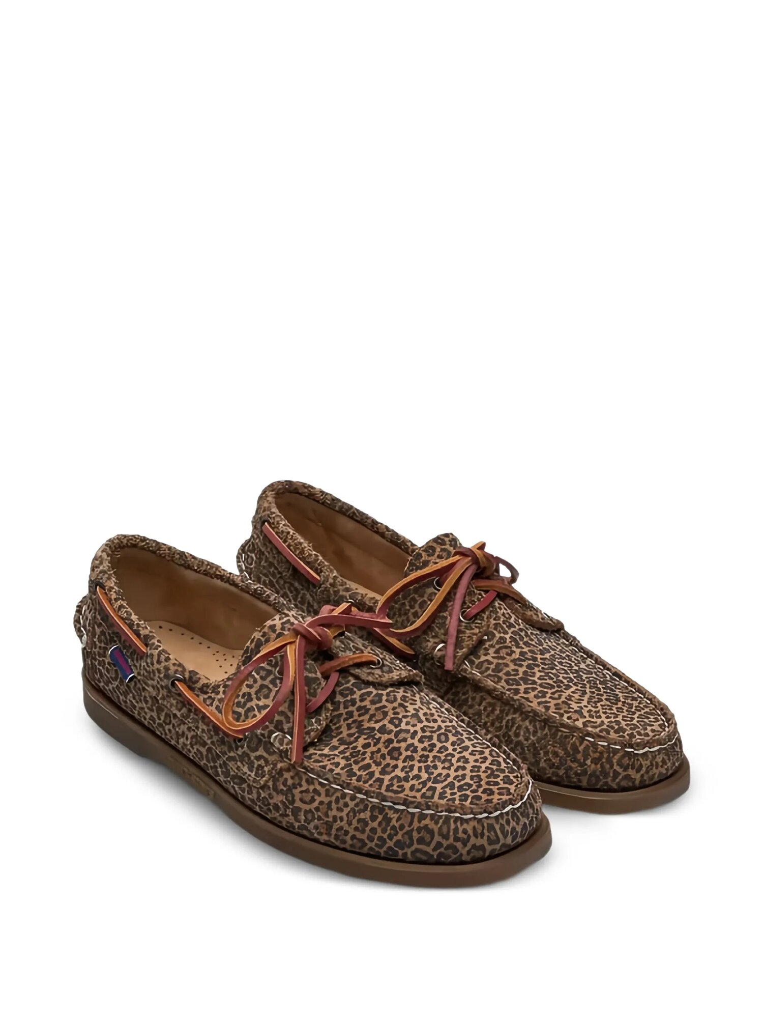 Лоферы Sebago Leopard leather loafers, размер 7, разноцветный — фото 1