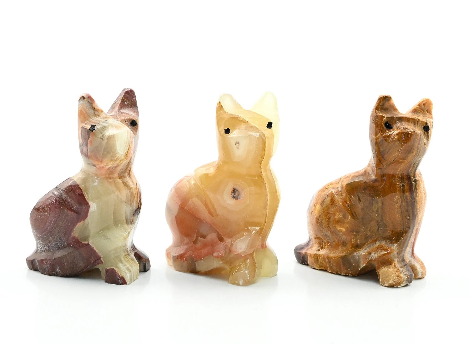 Кошка из оникса №1 (40*25*60мм)