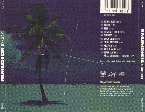 Компакт-диск Rammstein: Sehnsucht (1 CD) — фото 1