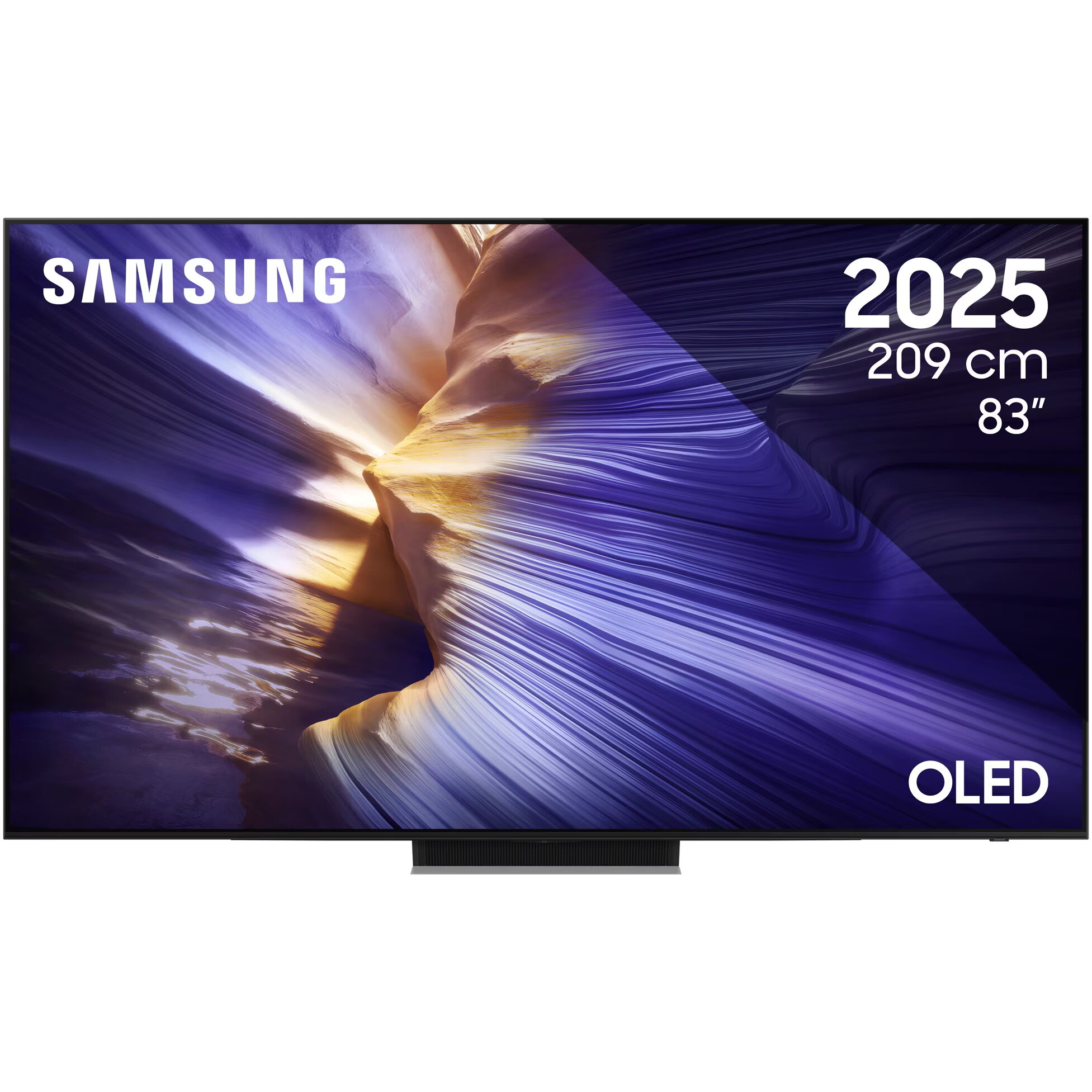 Телевизор Samsung OLED QE83S90F - 83" (2025), 144 ГЦ, с подставкой