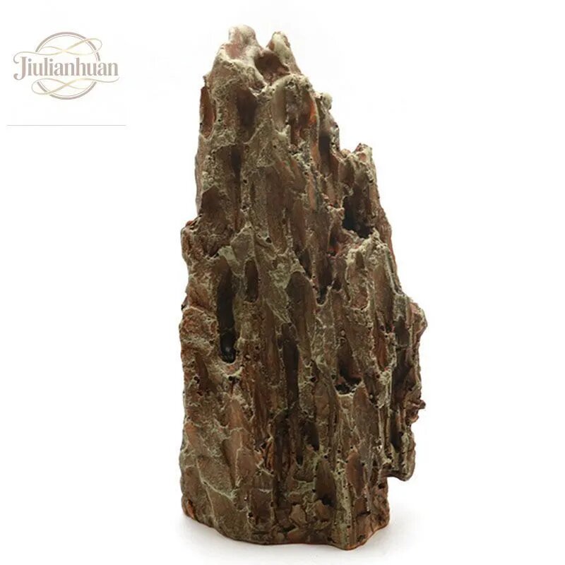 Украшения для аквариума из натурального драконьего камня, 11 x 10 x 22 см