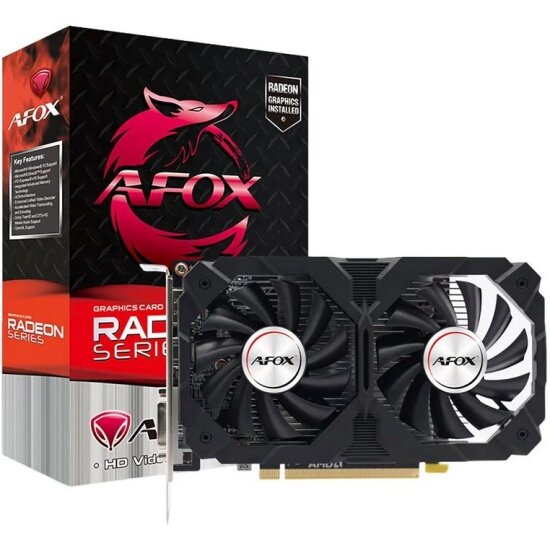 Видеокарта Afox Radeon RX 550 2 FAN 2G