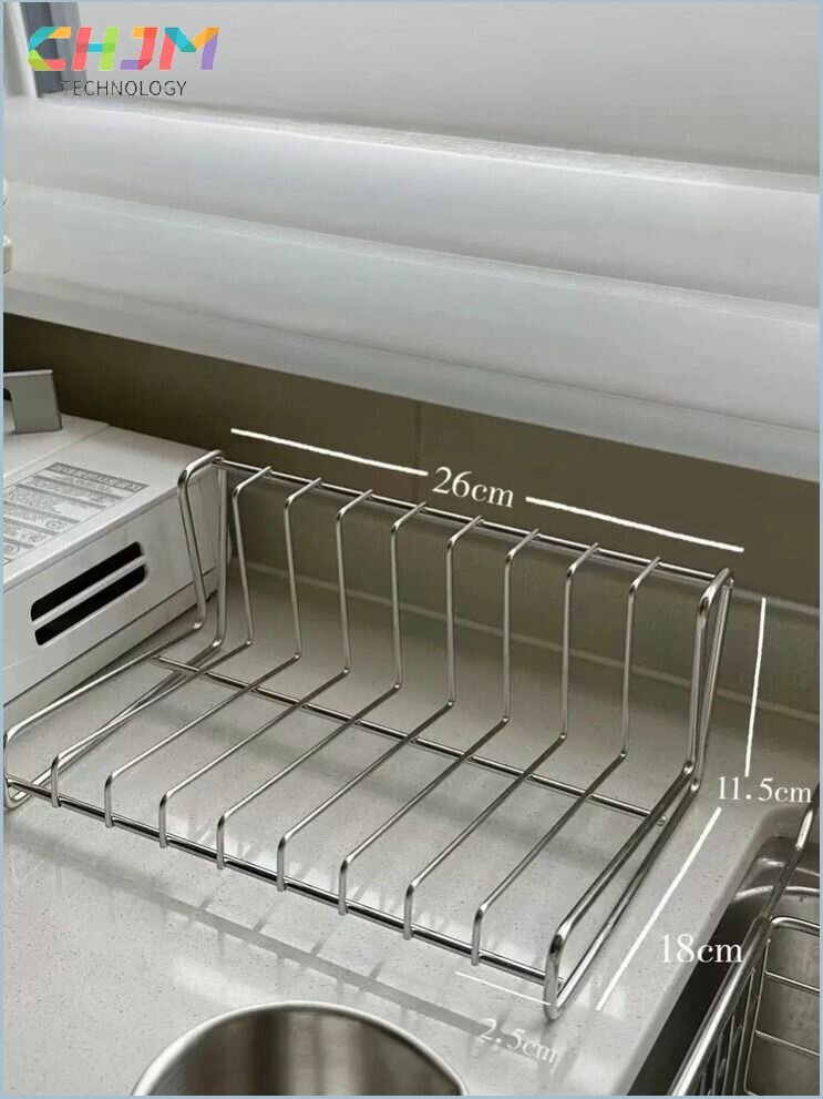 Кухонная подставка для посуды из нержавеющей стали 304 дренажная стойка