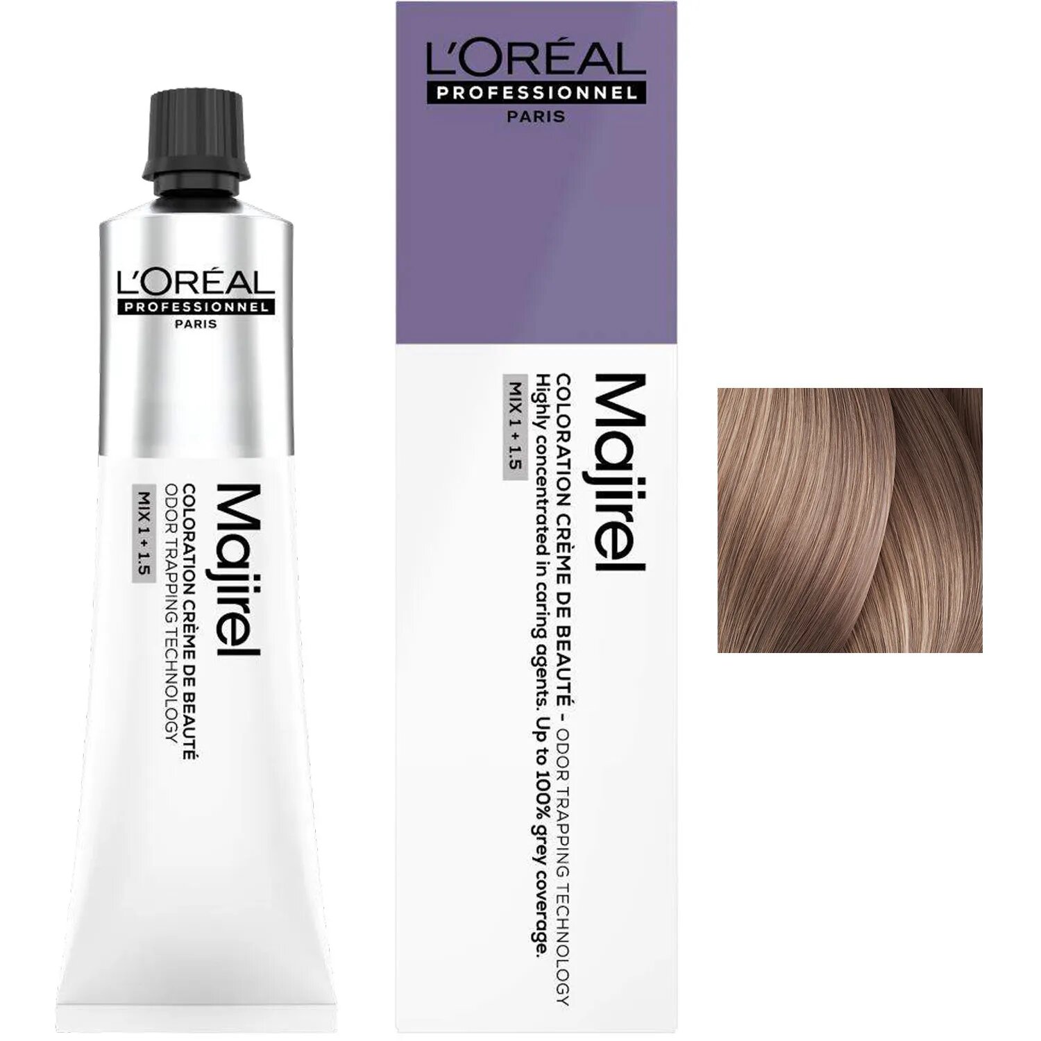Краска для волос L'Oreal Professionnel Majirel [OTT] Краситель-крем с технологией улавливания запаха, 10.21