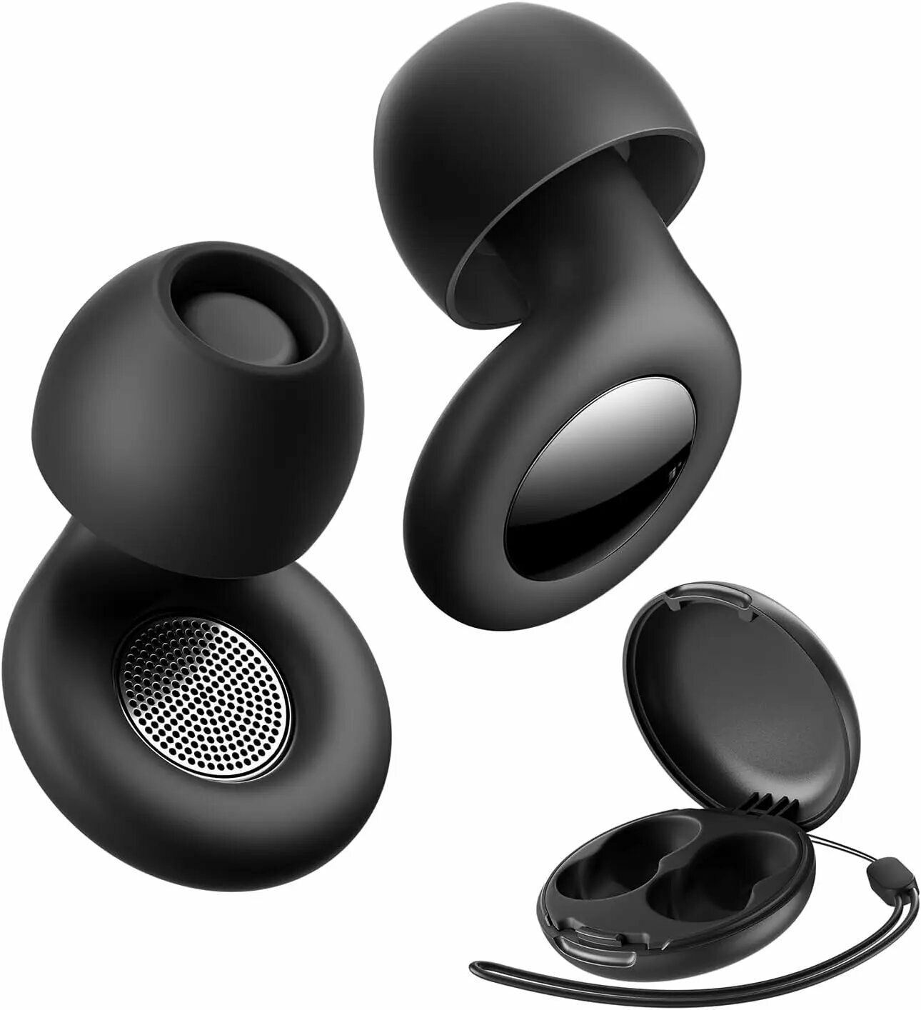 Силиконовые беруши против шума 25 дБ Синий, 1PC-Black