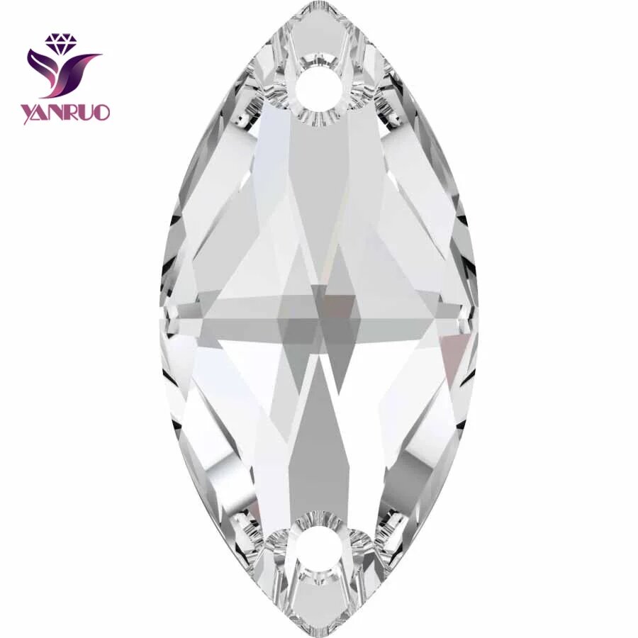 Стразы YANRUO, горный хрусталь для шитья