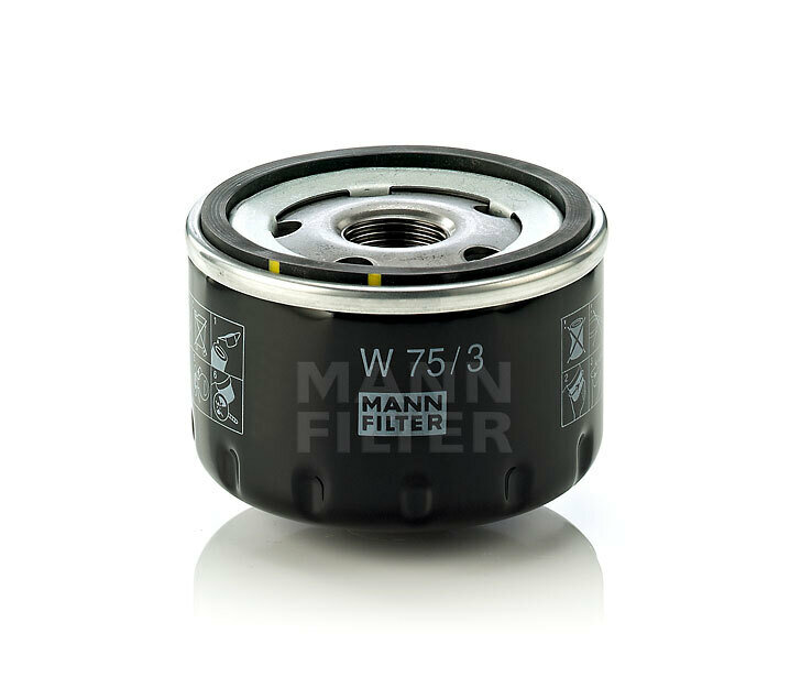 Фильтр масляный LADA Largus, RENAULT Duster, Kaptur, Logan, Megane, NISSAN Almera, Micra, Qashqai / MANN FILTER / W75/3