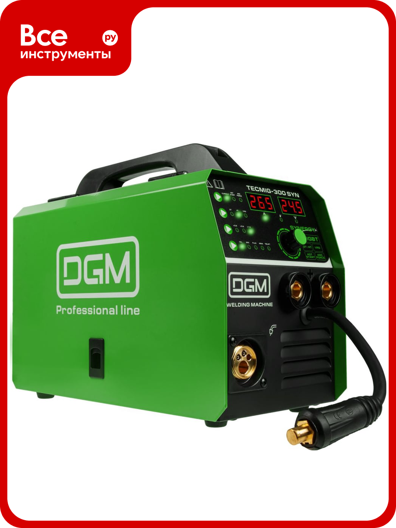Полуавтомат сварочный DGM TECMIG-300 SYN DG5822-9