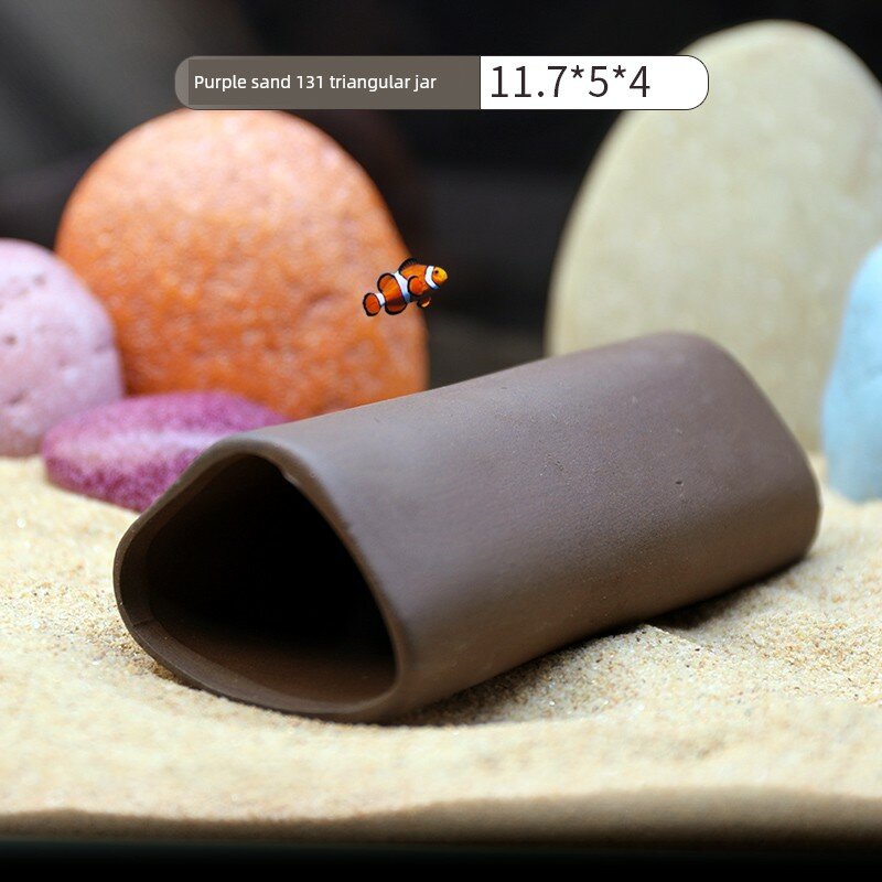 Керамическое укрытие для аквариума, домик для разведения креветок, гнездо для мелких рыб и креветок, маленькое