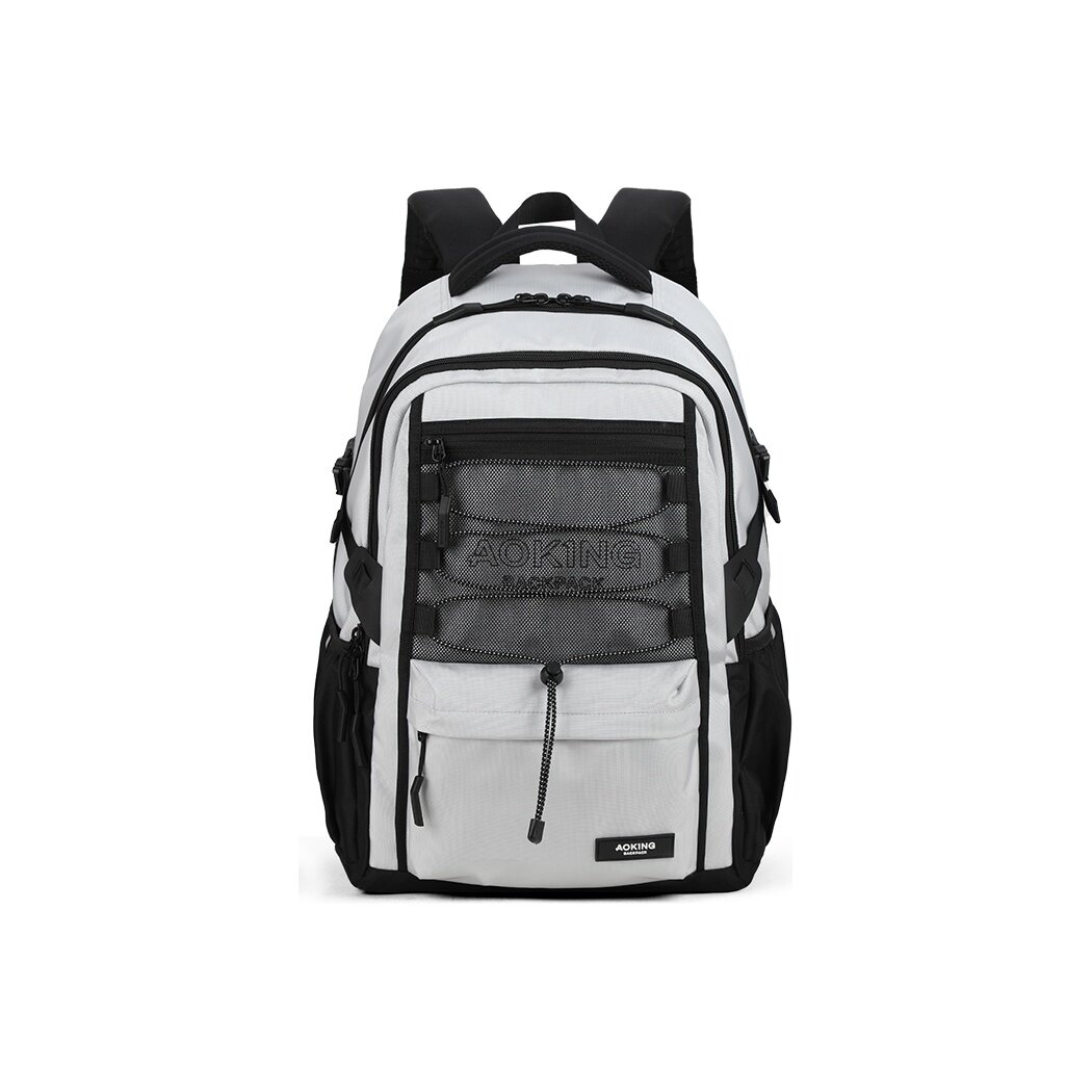 Сумка AOKING, фактура плетеная, светло-серый — фото 1