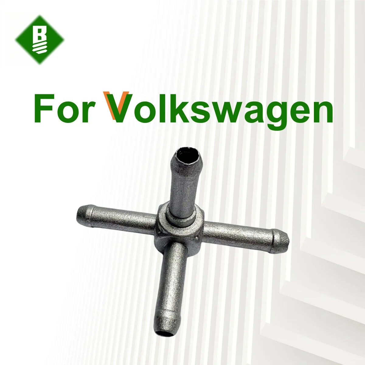 Подходит для Bora Golf 4MK4 Jetta Touran Tiguan PoloCC Golf 6MK6, алюминиевый четырехходовой соединитель водопроводной трубы