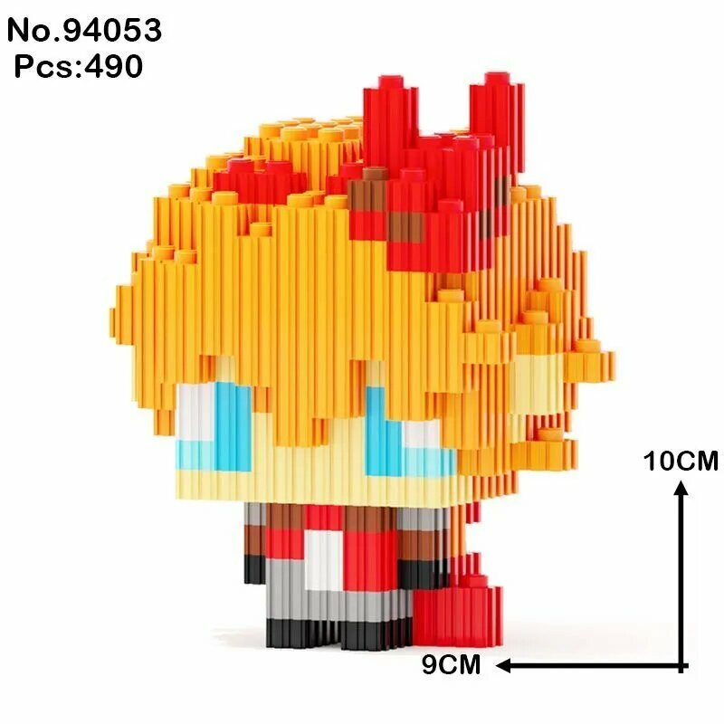 Конструктор пластиковый Bricks 3D Тарталья Genshin Impact 490 Деталей