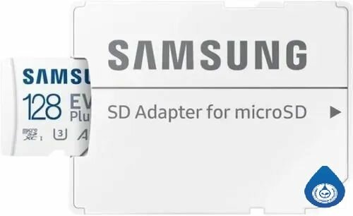 Эксклюзивная карта памяти Samsung EVO Plus 128 Гб Micro SDXC, адаптер включен, класс A2 V30 U3 UHSI MBMC128SA