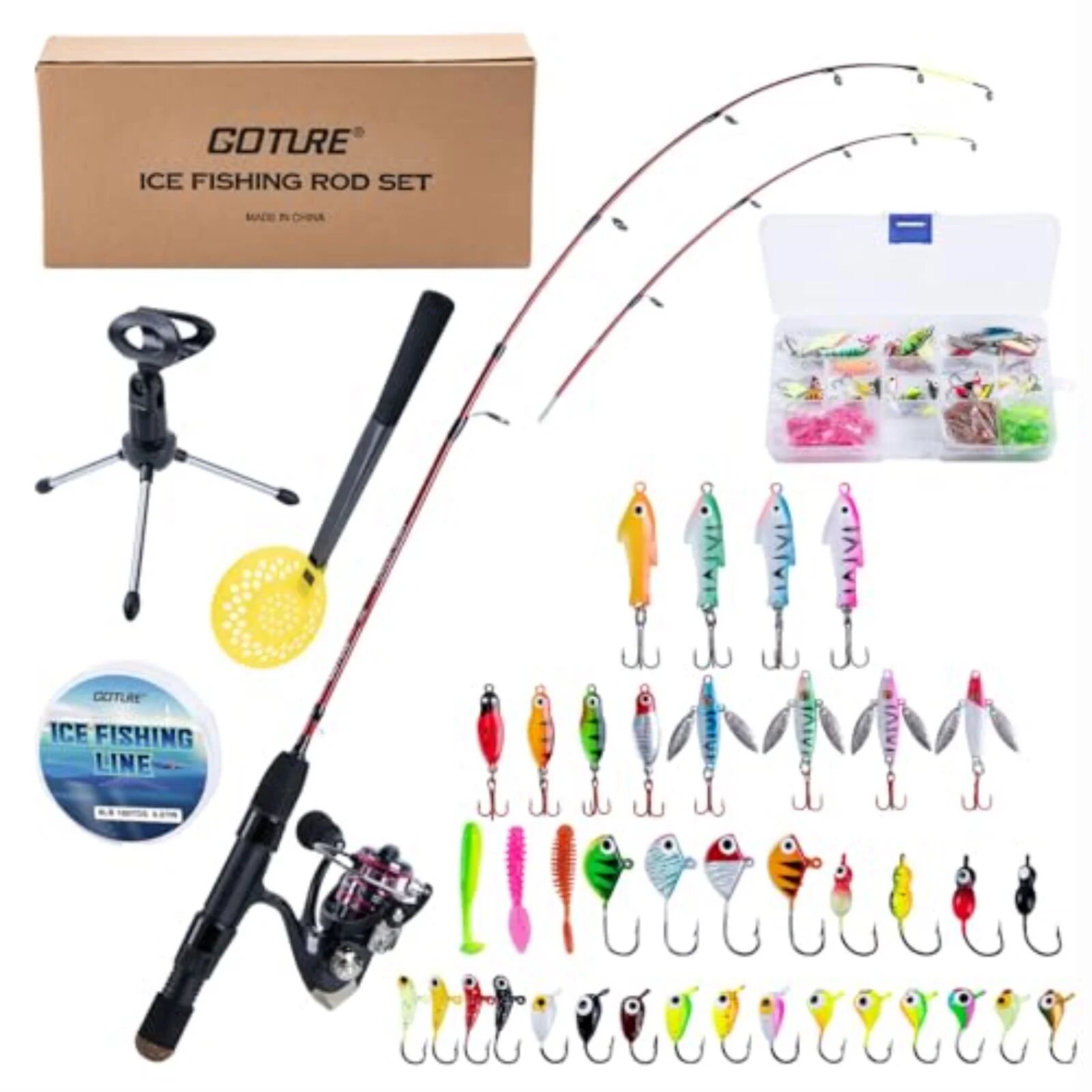 Набор для рыбалки Goture 3.2m, 2-в-1, Color: set 7