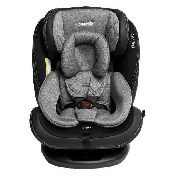 Детское автокресло Amarobaby ST-3 Isofix серое