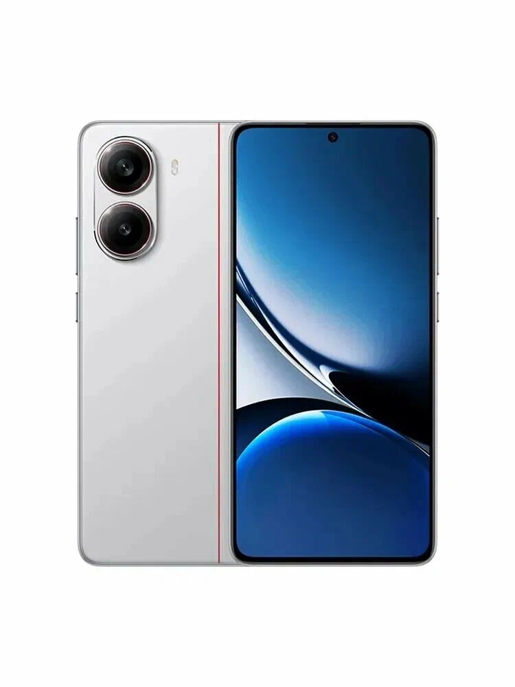 CN Xiaomi Смартфон REDMI Turbo 4 5G, CN, Dimensity 8400-Ultra, NFC，6550mAh, Xiaomi HyperOS 2 ，12/256 ГБ, белый