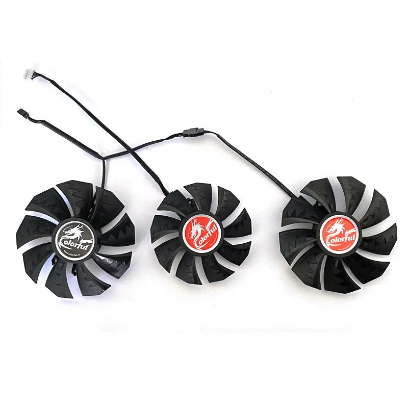 Цветной вентилятор охлаждения для видеокарты GeForce RTX 3090