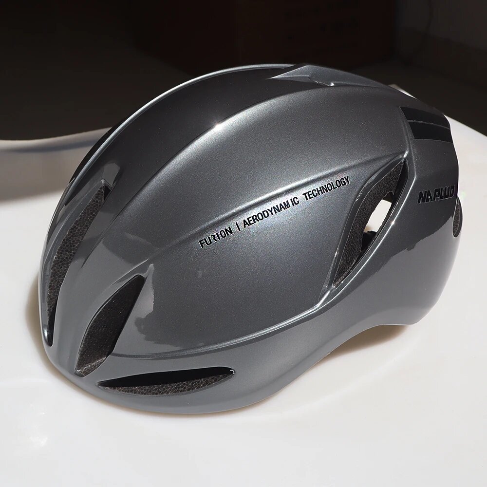 Велошлем NAPLUD серый titanium, мужской