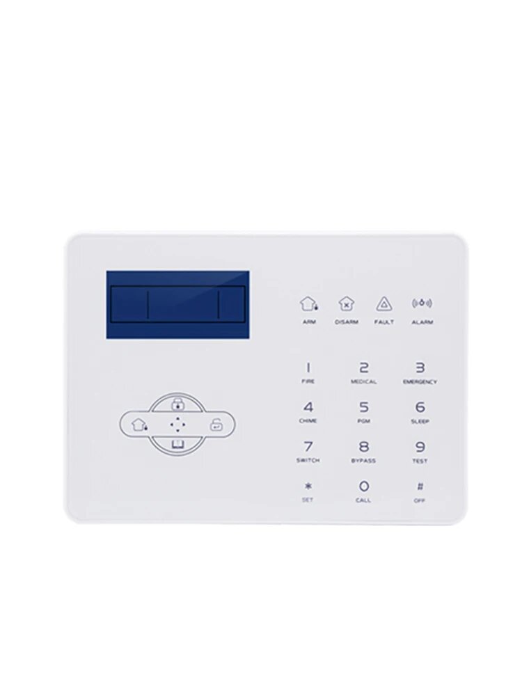 Панель управления охранной сигнализацией Meian Burglar Alarm Focus 4G French English 433MHz беспроводная ST-IIIB с сетью GSM PSTN, сенсорным экраном и приложением Real Control-433MHz French 4G