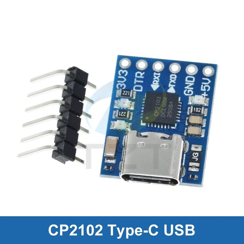 Модуль CP2102 MICRO USB Синий, 3PCS, CP2102 Type-c