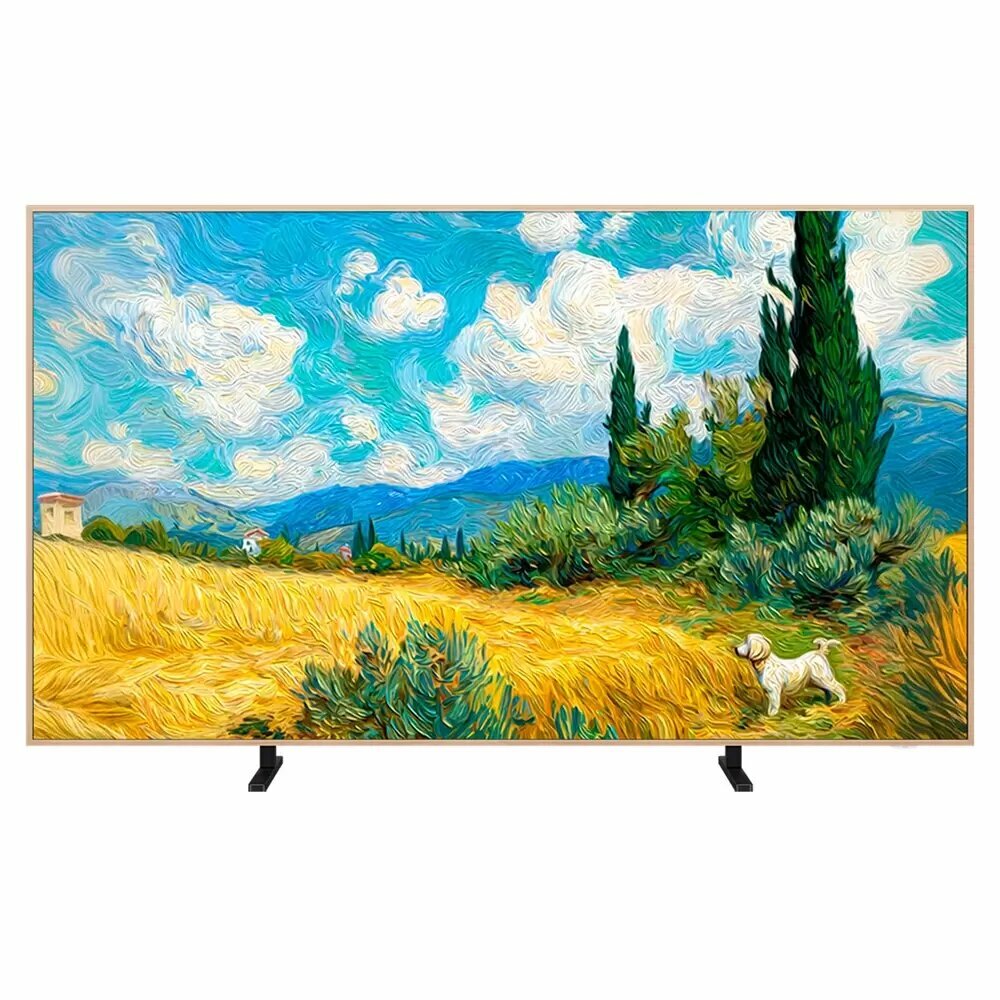 75" Телевизор TCL 75A400 Pro - QLED, 4K Ultra HD, смарт ТВ, Google TV, бежевый