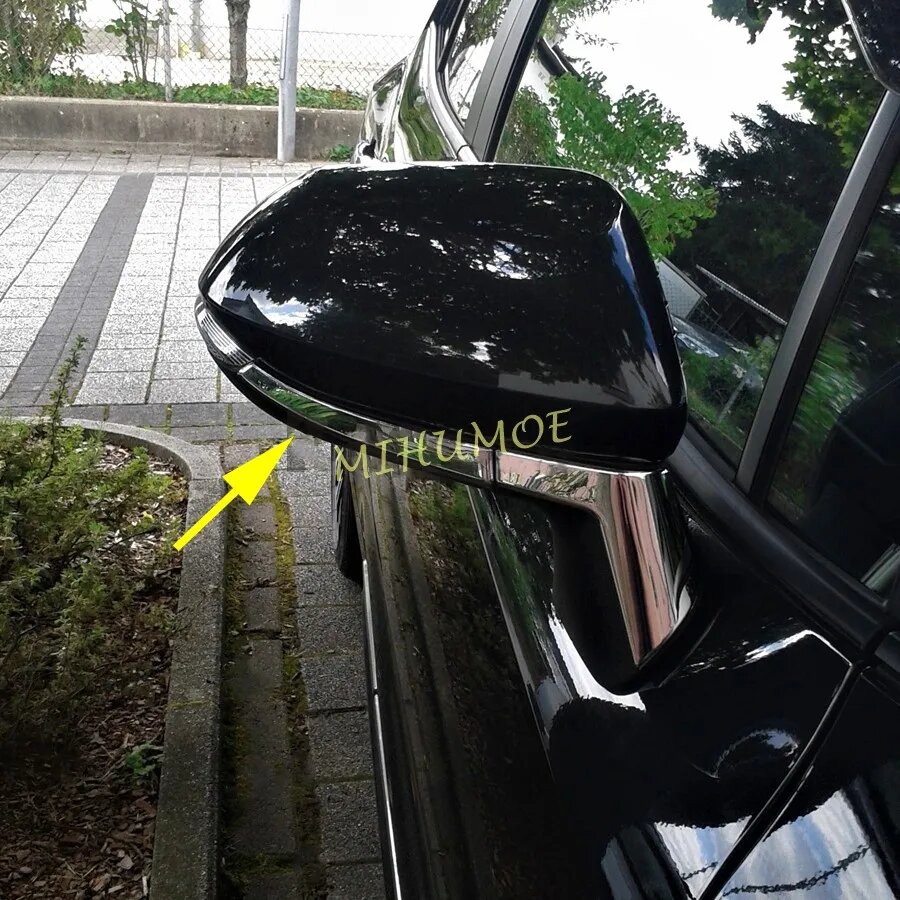 4 шт. хромированные накладки на боковые зеркала заднего вида для Toyota Corolla Right Hand Drive