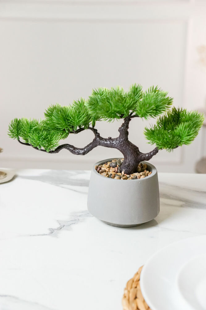 Искусственный бонсай миядзу, керамика, пластик, 21 см, Boltze 2035204