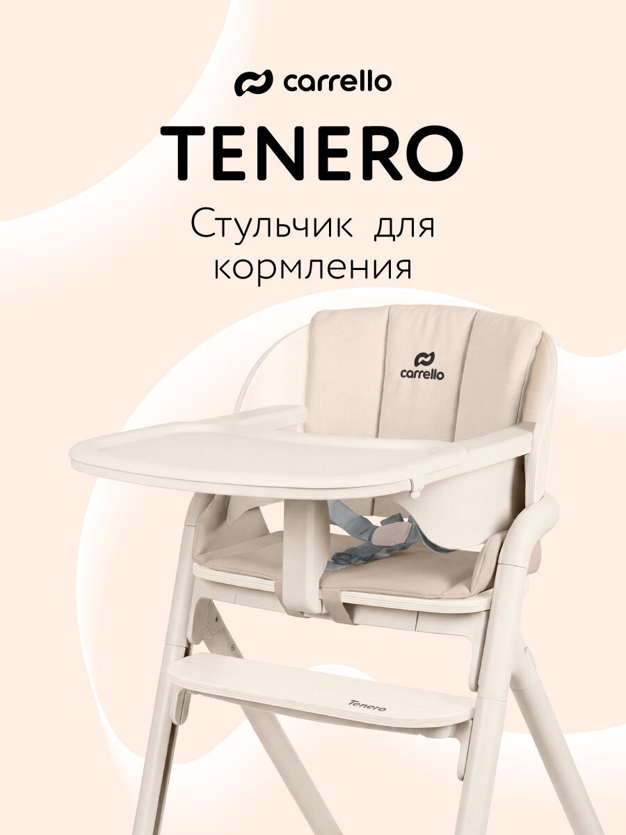 Стульчик для кормления CARRELLO Tenero 9507, многофункциональный, 6 уровней регулировки