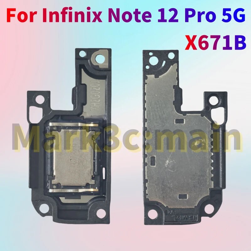 Зуммер громкоговорителя для Infinix Note 12 Pro 5G X671B Громкий динамик Зуммер Звонок Гибкий кабель Запчасти