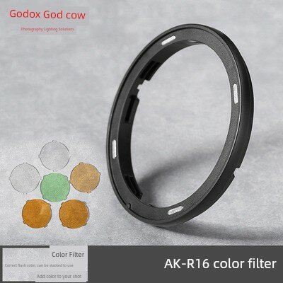 AK-R16 Цветной Фильтр для Вспышки Godox V1/V1pro/V860III/V850, Магнитный