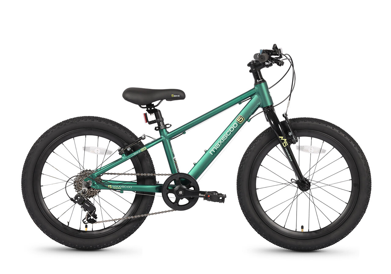Велосипед MAXISCOO 5Bike 20" 2026 (требует финальной сборки), Цвет зеленый матовый, Размер M