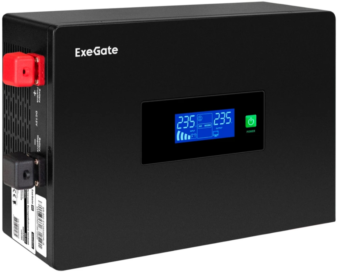 ИБП ExeGate EX297427RUS черный ИБП EX295994RUS + батарея 26Aч EX285663RUS 2шт IdealSine