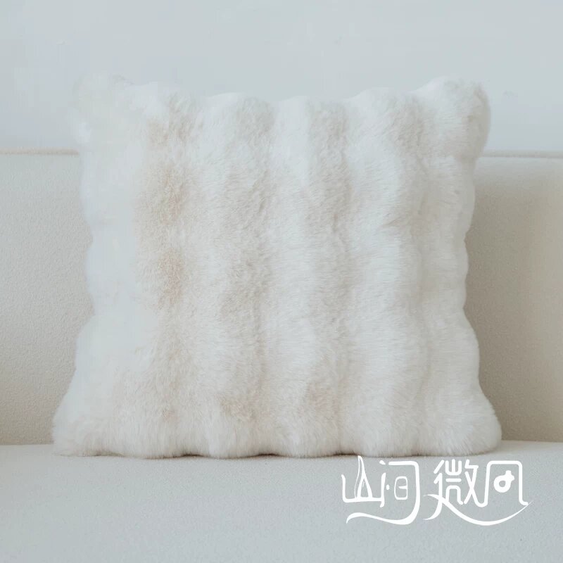 Подушка для дивана и кровати Beige Cloud Dream 45x45 см без вкладыша, натуральный стиль, домашнее украшение