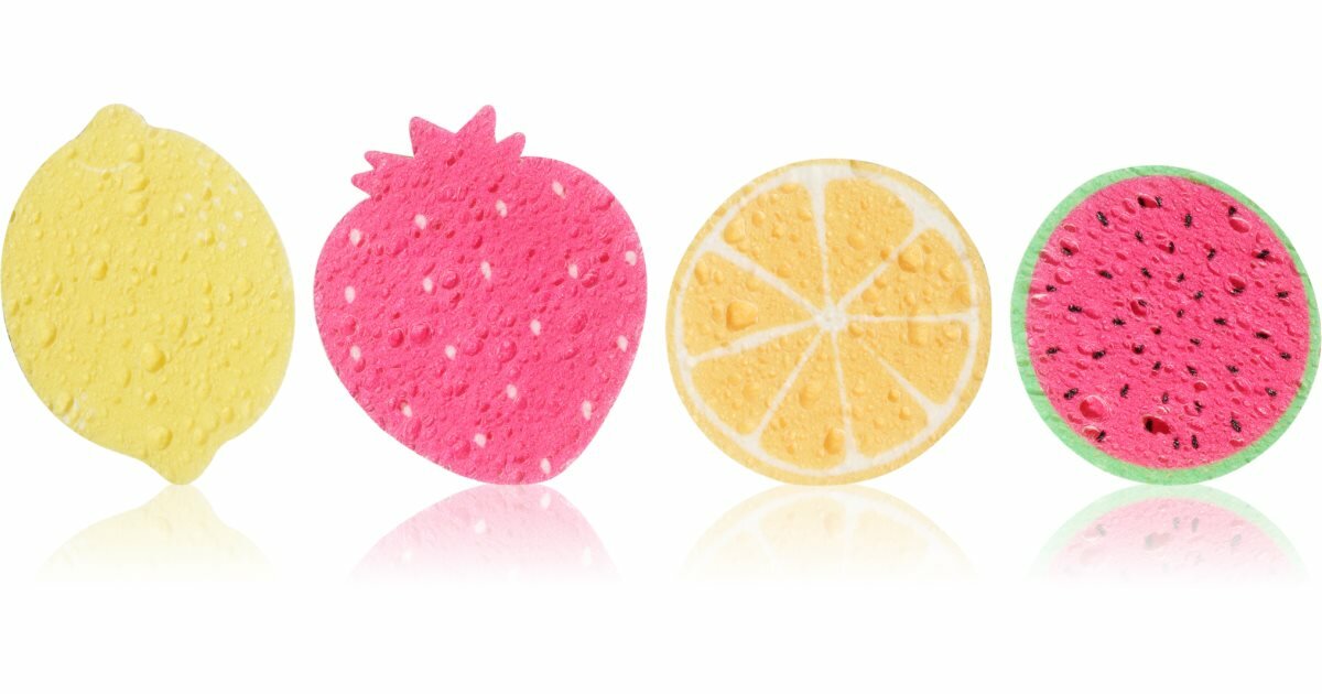 Спонж-губка для очищения лица I Heart Revolution Fruity Face, 8 шт