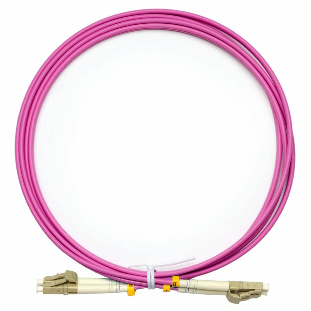 Дуплексный оптический патч-корд TopLan DPC-TOP-OM4-LC/P-LC/P-0.5
