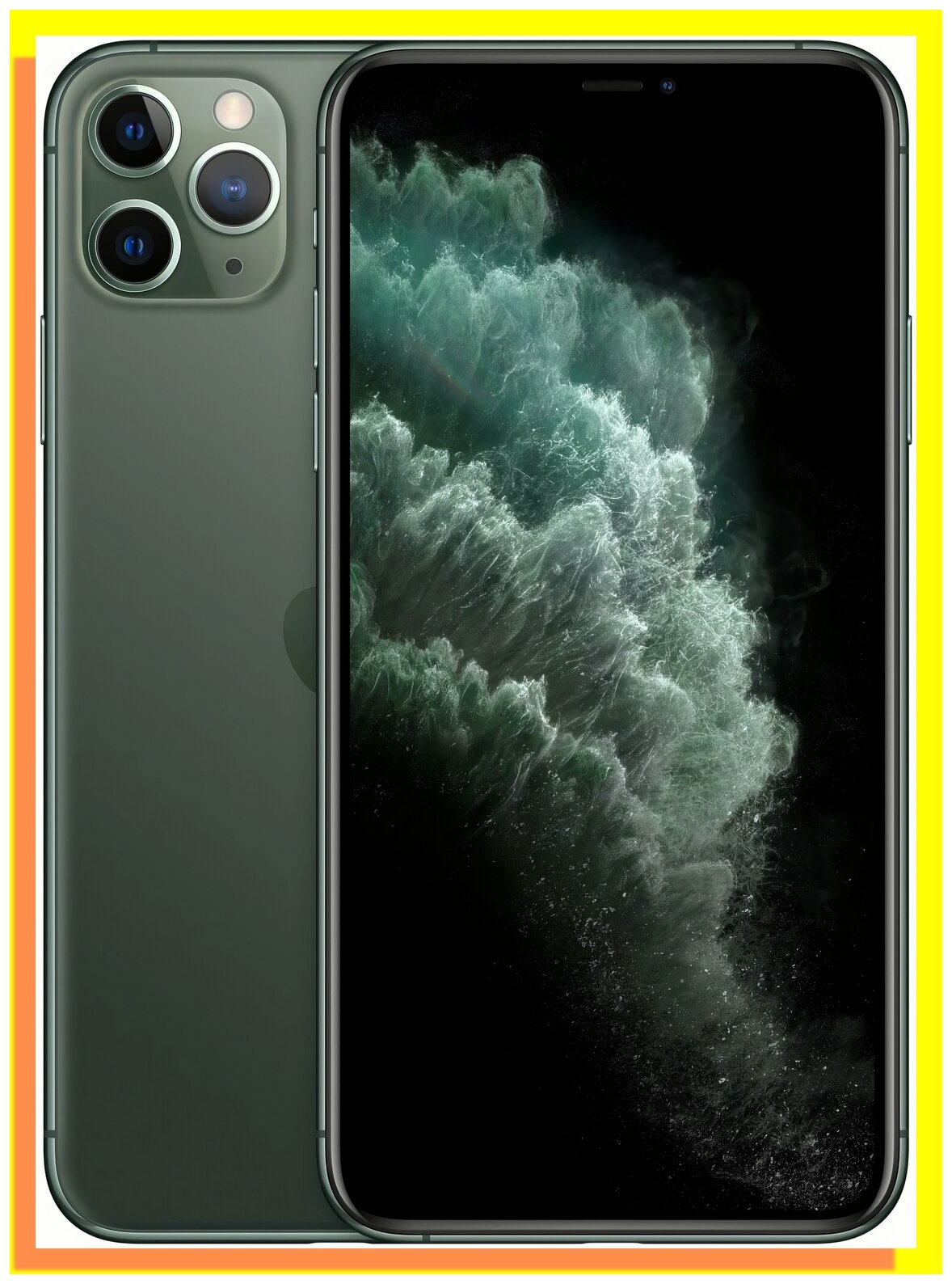 Смартфон Apple iPhone 11 Pro Max, 4ГБ/64ГБ, 4G, Dual nano-SIM, Тёмно-зелёный/Midnight Green