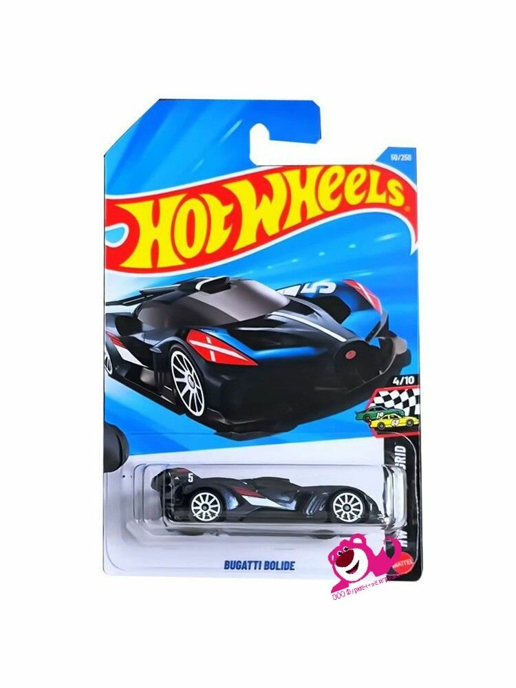 Игрушечный автомобиль Hot Wheels Bugatti Bolide, инерционная машинка от Mattel, гоночный миниатюрный гиперкар, для детей