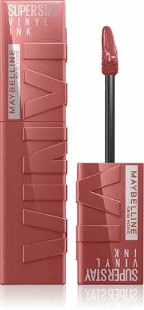 Губная помада Maybelline SuperStay Vinyl Ink 35 CHEEKY, 4.2 мл, сияющий