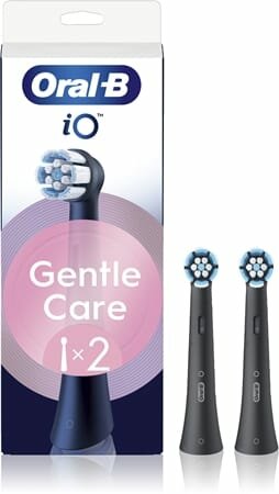 Насадка для электрической зубной щетки Oral-B iO Gentle Care, черный, 2 шт