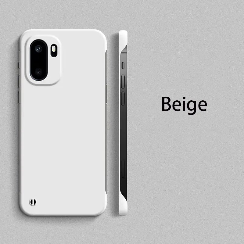 Белый матовый чехол для OnePlus 15R 5G, Beige
