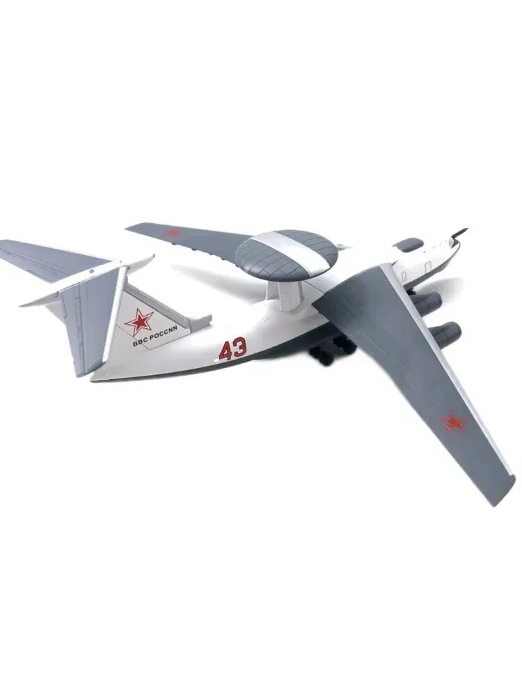 Металлическая Модель самолета А-50 дрло 1:200 металл коллекционнаяИдеальное копирование