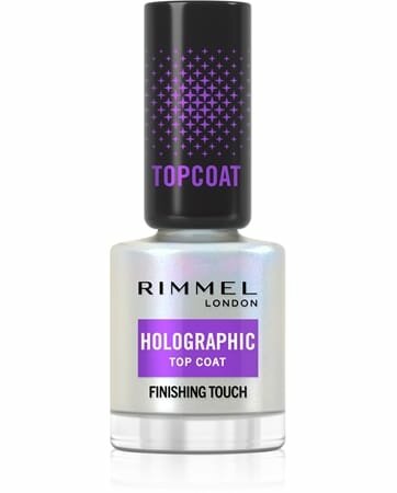Лак для ногтей Rimmel Holographic, прозрачный, 12 мл