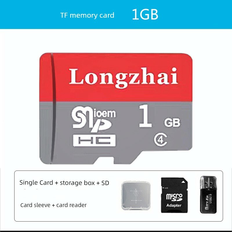 1GB Micro SD Card с защитным кейсом, держателем карты и картридером, оригинальная TF-карта
