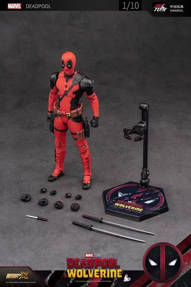 Фигурка Deadpool Wolverine от ZD Toys 18 см коллекционная пластиковая игрушка для мальчиков 14+ — фото 1