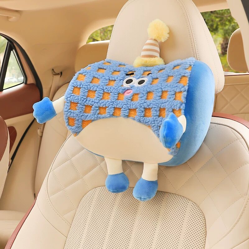 Синяя подушка для головы Teddy G Monster одиночная штука пена с памятью